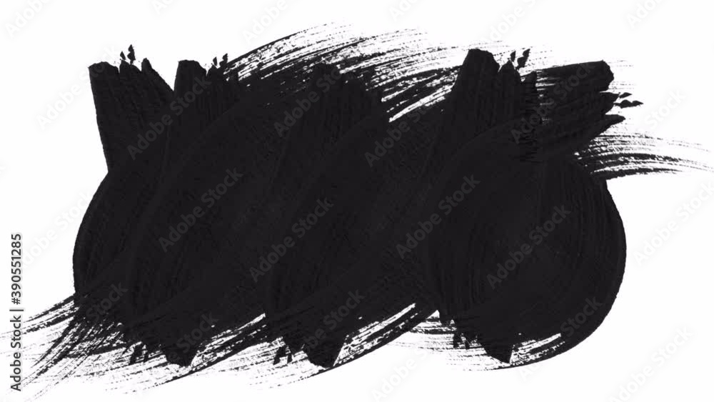 Video „A set of abstract brush strokes in the form of a frame ...