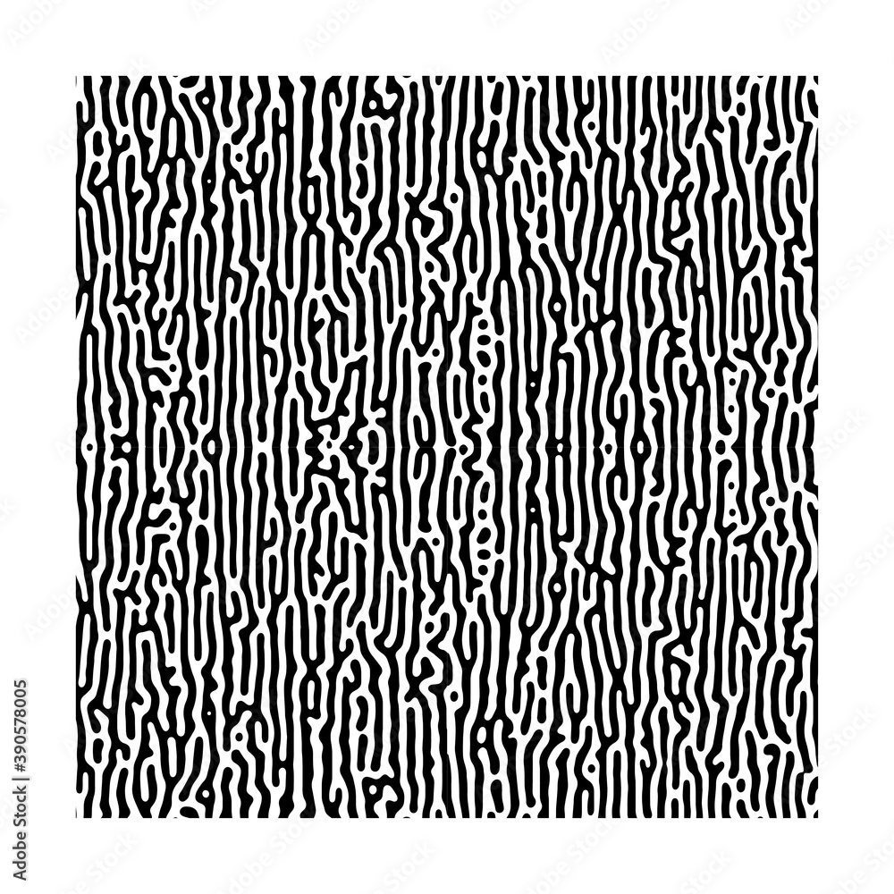 Seamless Reaction Diffusion Or Turing Pattern Vector Design Caused By