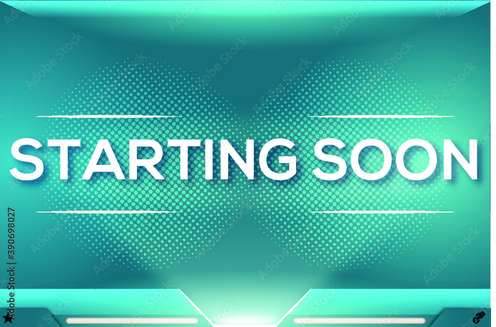 Twitch Overlay -Twitch Starting Screen Stock Vector | Adobe Stock
