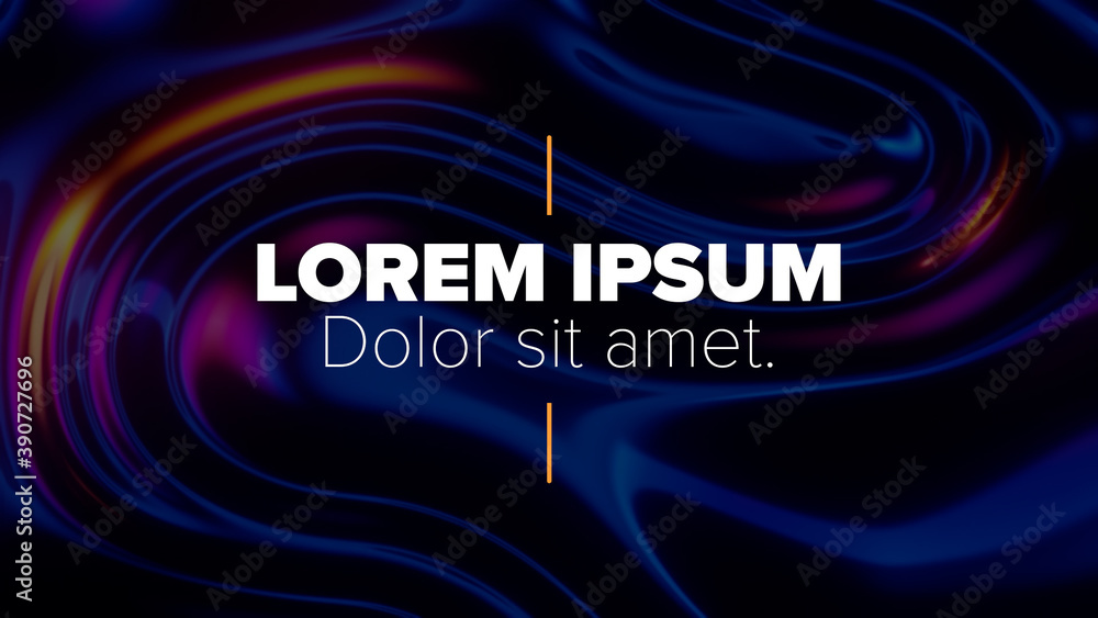 Modern Title with Vertical Lines Stock Template | Adobe Stock