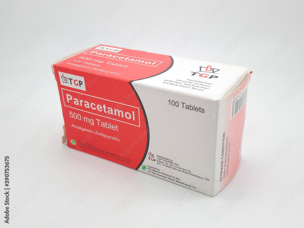 TGP The Generics Pharmacy paracetamol tablet box in Manila, Philippines ...