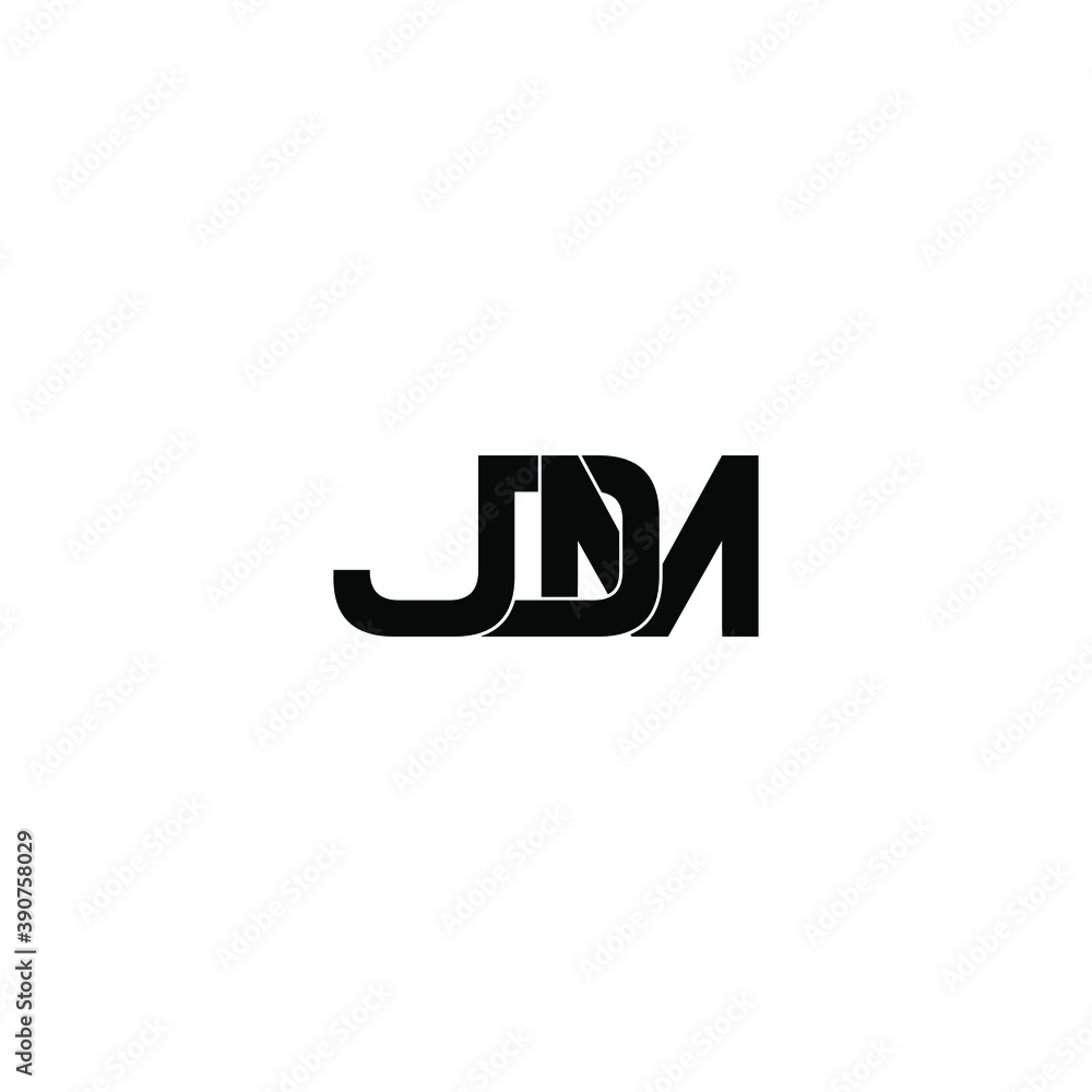 jdm letter original monogram logo design Stock Vector | Adobe Stock