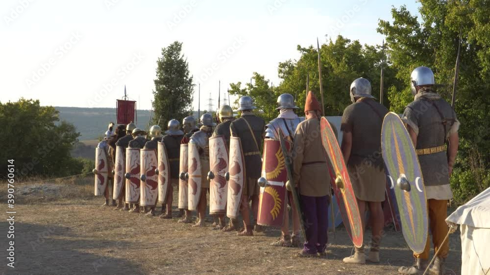 Formations of the Legion. A Roman legion was a large military unit of ...