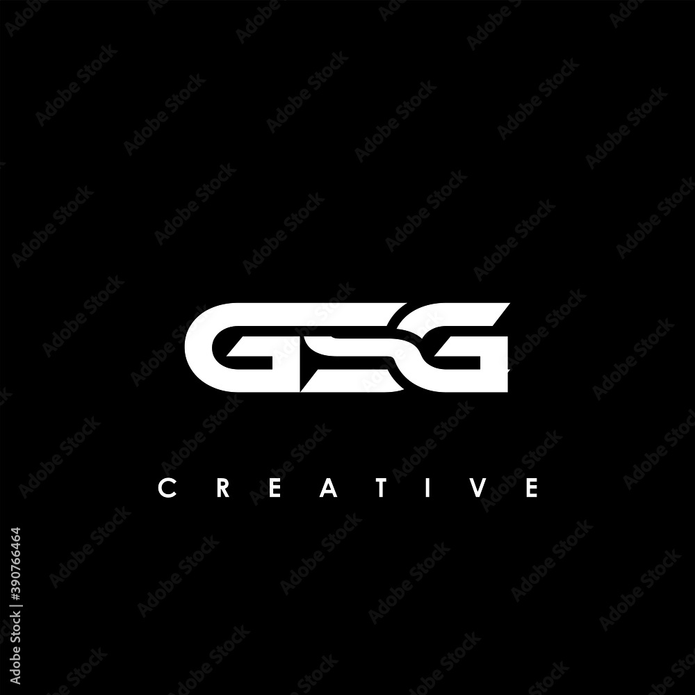 GSG Letter Initial Logo Design Template Vector Illustration Stock ...