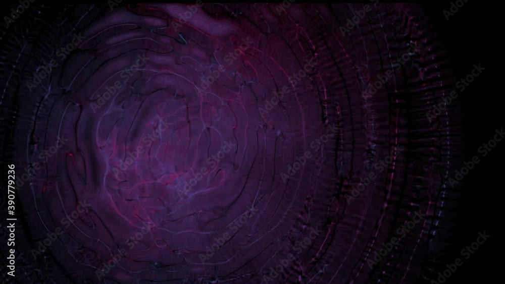 Glowing lines and glowing particles. Neon field flow. Modern abstract ...