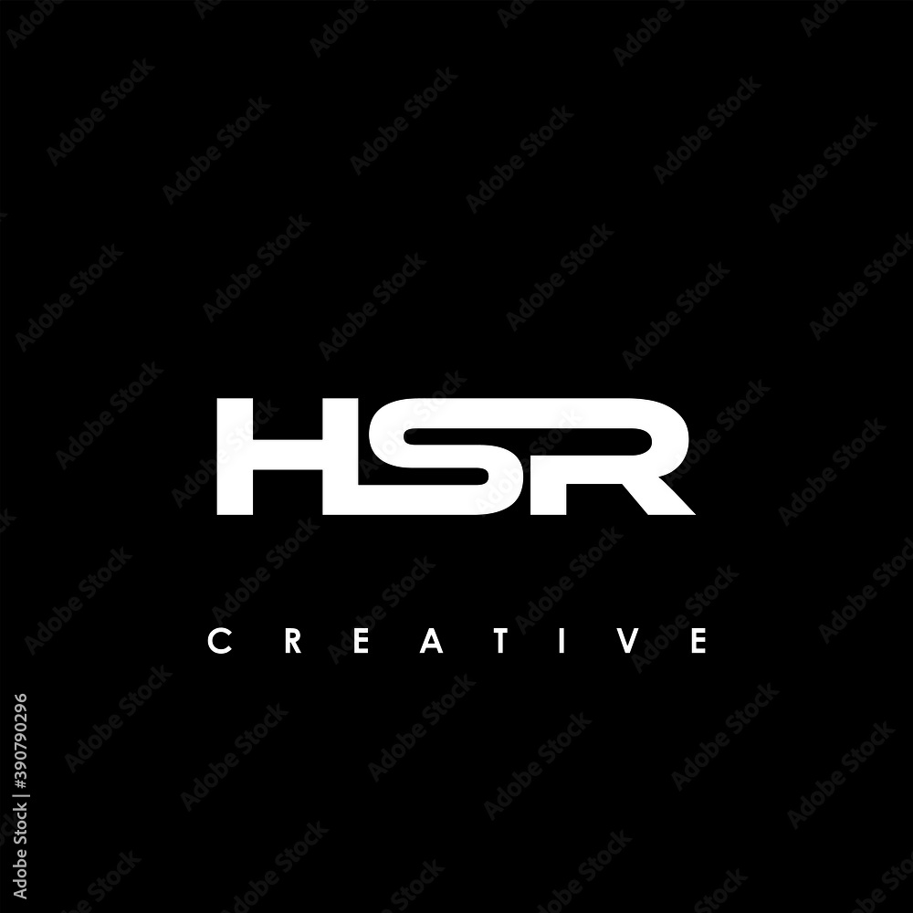 HSR Letter Initial Logo Design Template Vector Illustration Stock Vector | Adobe Stock