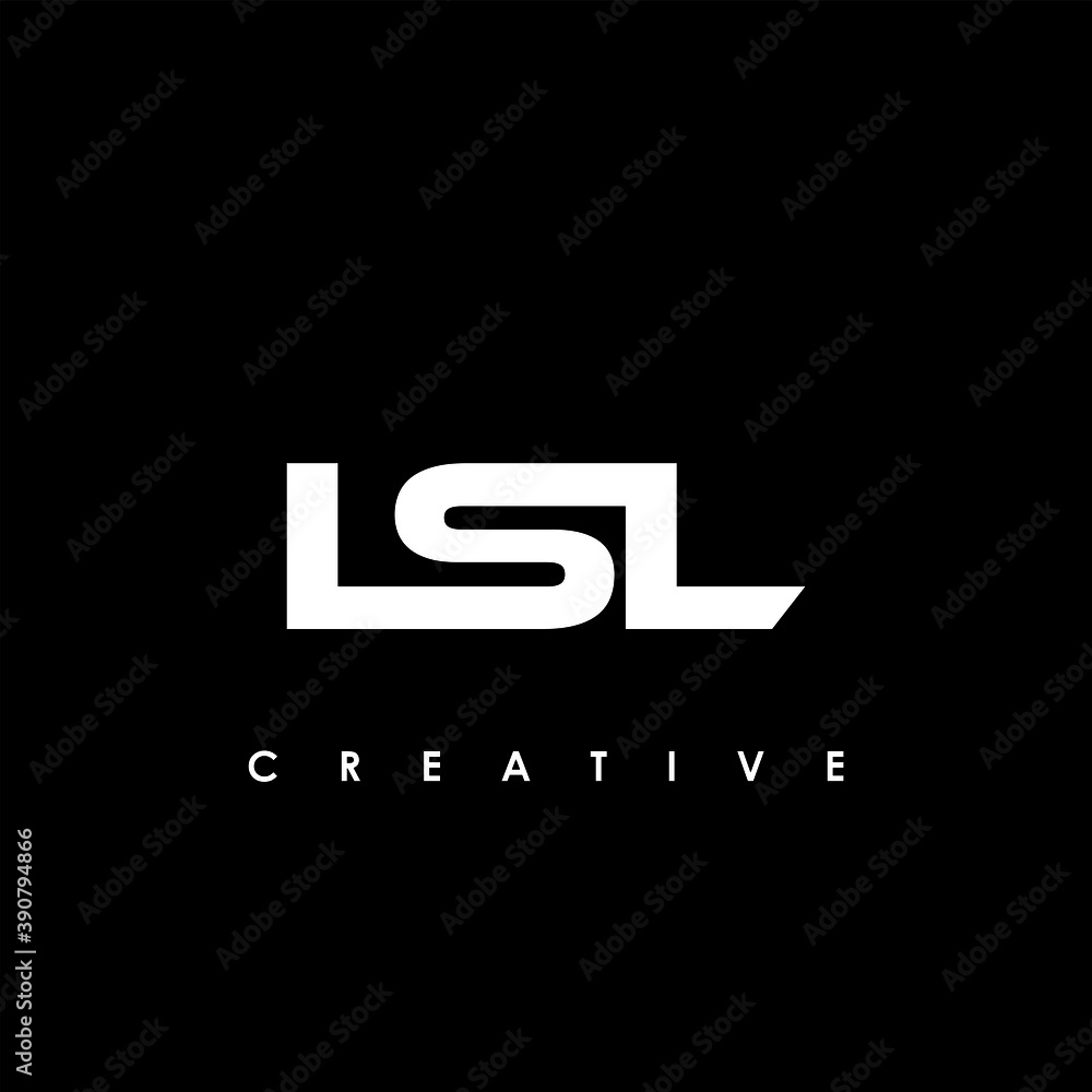 LSL Letter Initial Logo Design Template Vector Illustration Stock ...