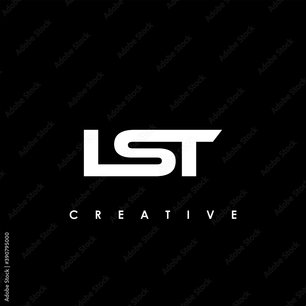 LST Letter Initial Logo Design Template Vector Illustration Stock ...