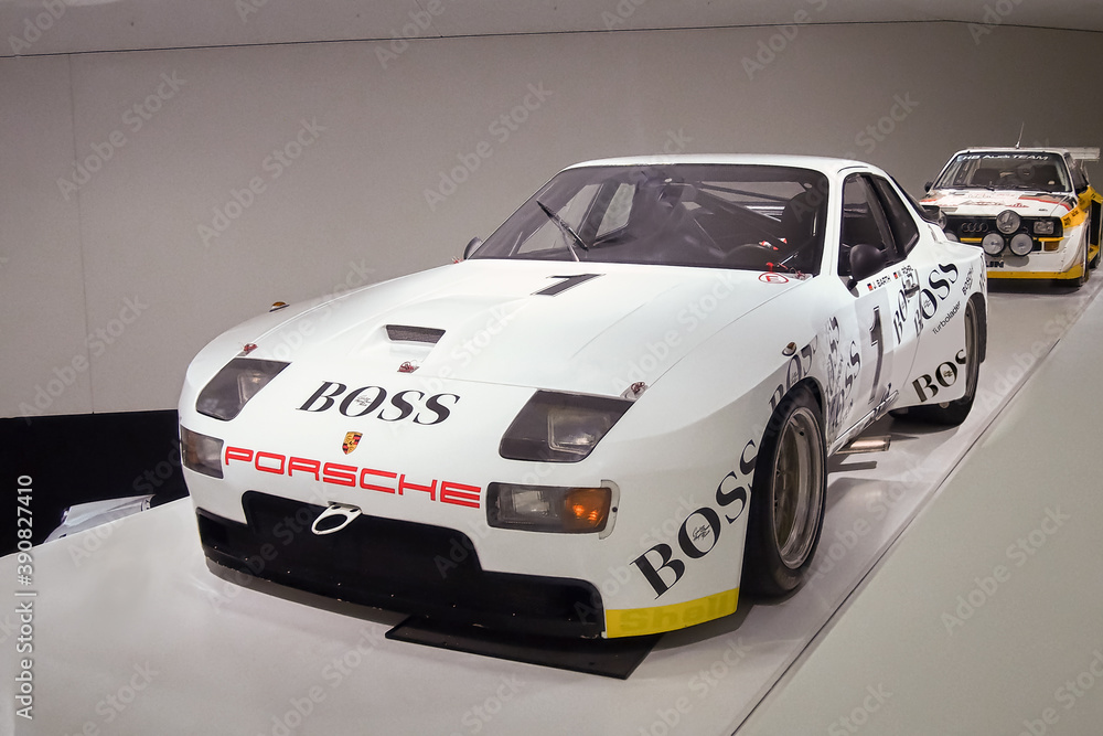 STUTTGART, GERMANY-APRIL 7, 2017: 1981 Porsche 924 GTP Le Mans (Drivers ...