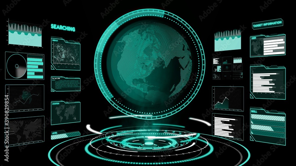 Futuristic user interface dashboard for big data analytic in ...