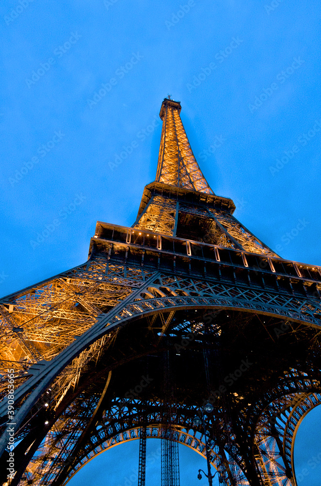 The wrought-iron lattice Eiffel Tower was actually designed by Maurice ...