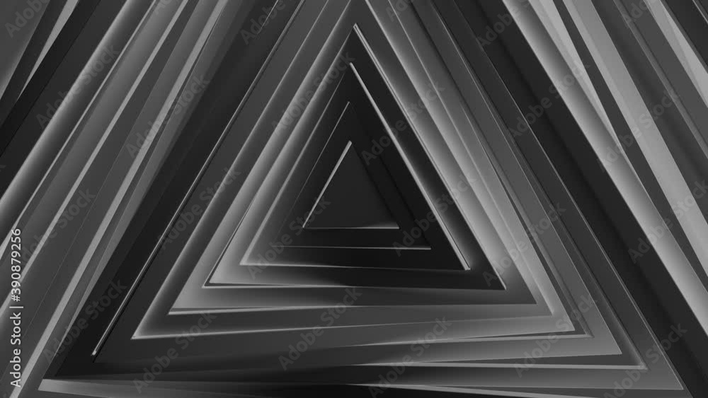 Abstract black triangle waving, pattern of triangle with the effect of ...