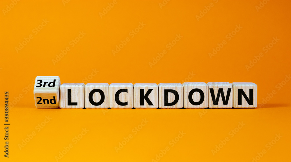 Symbol for a second or third lockdown. Turned a cube and changed the ...
