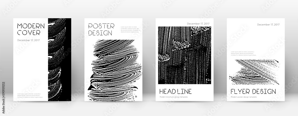 Cover page design template. Minimal brochure layou Stock Vector | Adobe ...