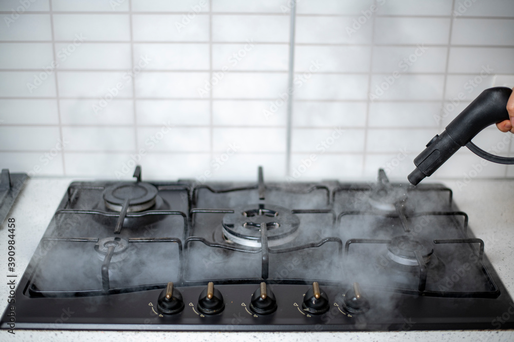 steam disinfection and sanitization of the house, steam treatment of ...