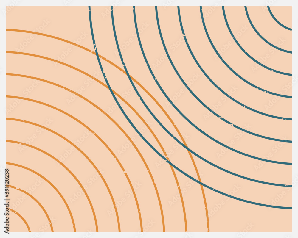 Abstract contemporary aesthetic background with geometric balance ...