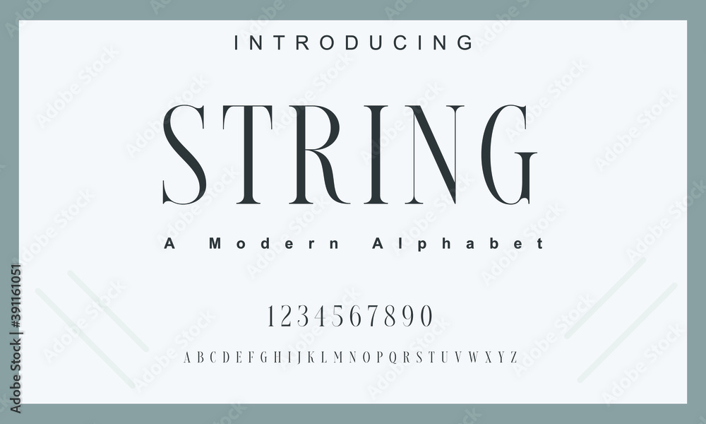String font. Elegant alphabet letters font and number. Classic Copper ...