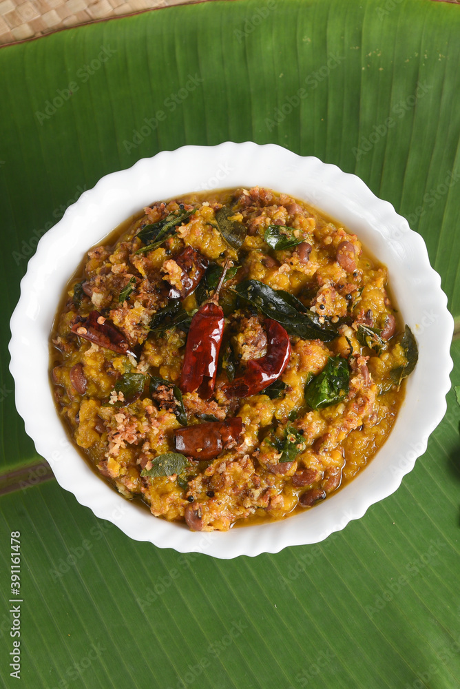 Kerala food for Onam festival special curry Erissery , Pumpkin curry ...
