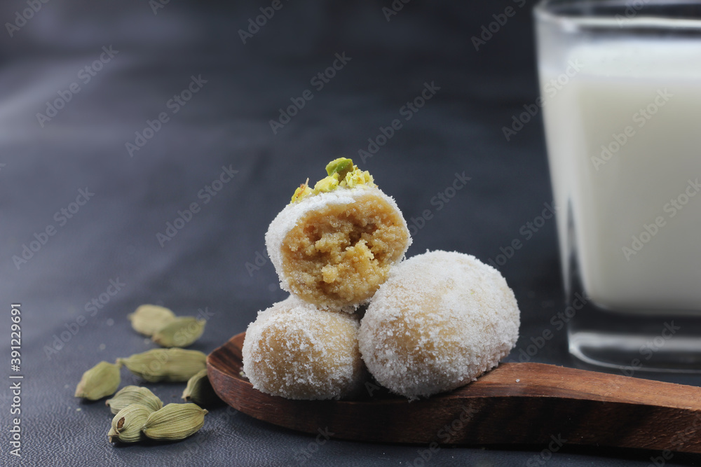 Milk peda/mawa ped or khoya peda is Indian traditional sweet made from ...