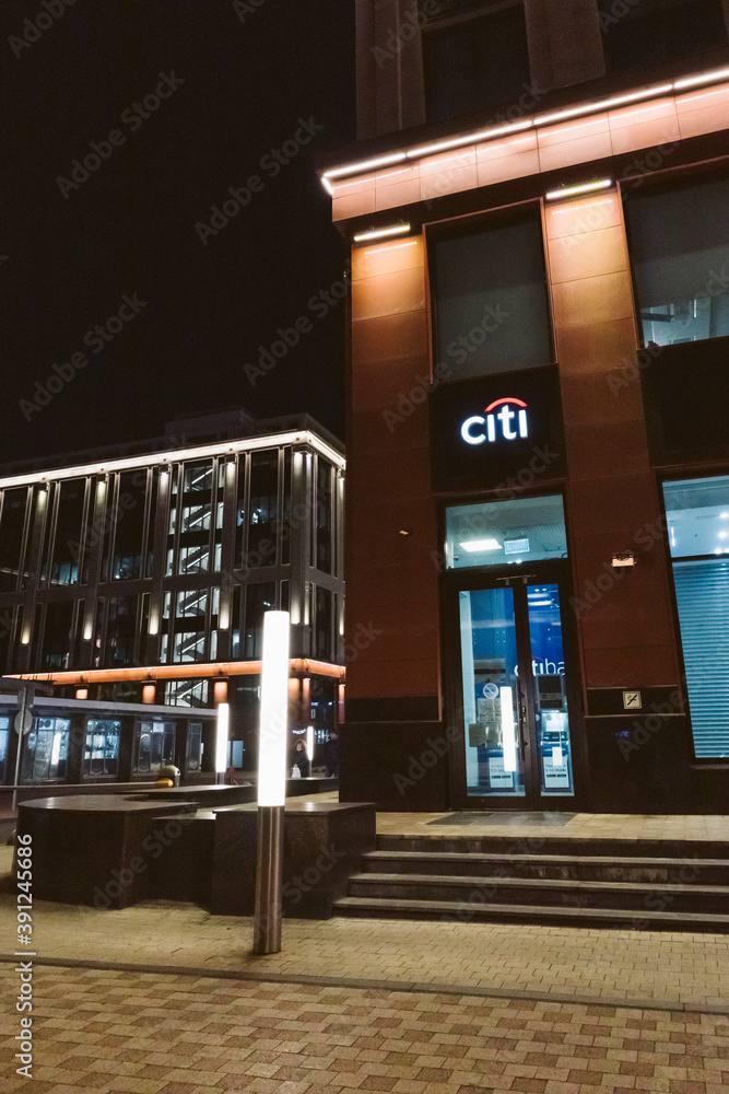 Citibank logo building banking finance group money Stock Photo | Adobe ...
