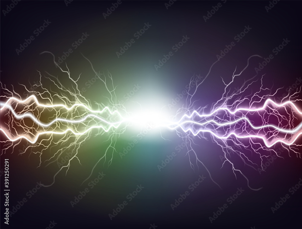 Rainbow Electric Background
