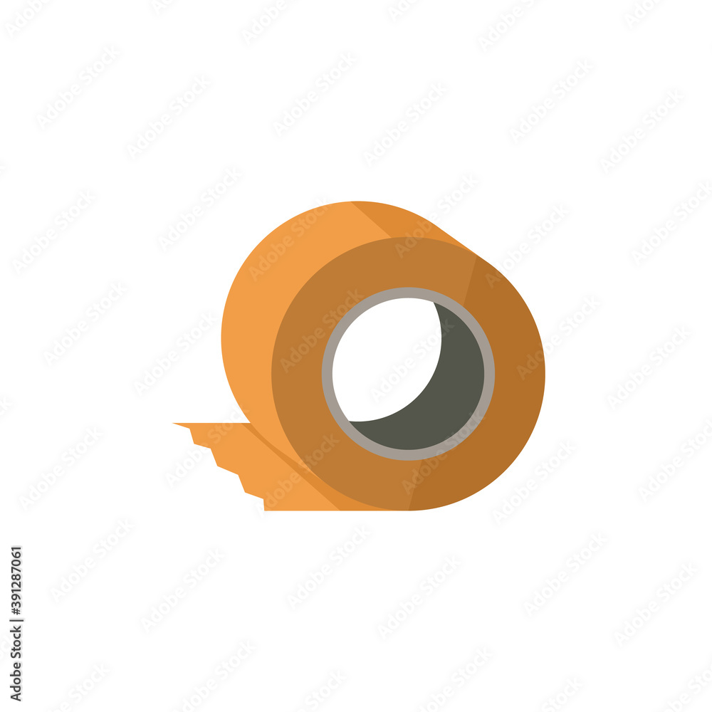 Packing tape icon. Clipart image isolated on white background. Stock ...