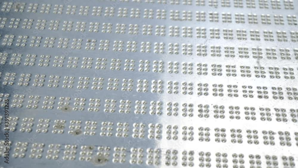 Tactile Writing System Braille Used by People Who are Visually Impaired ...