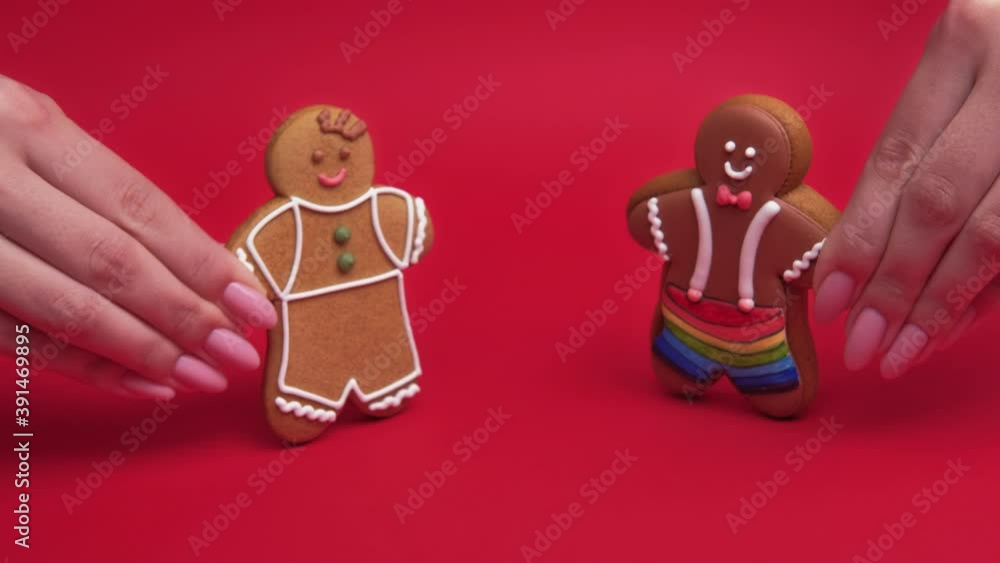 Ethnic tolerance. Lgbt pride. Racial discrimination. Female hands ...