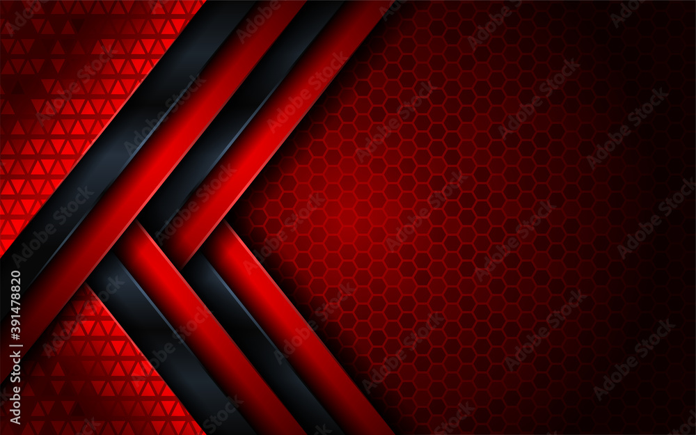 Abstract red technology modern background design. Stock Vector | Adobe ...