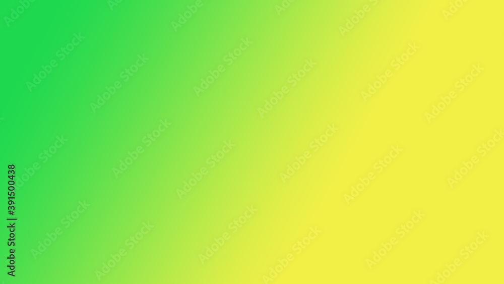 Abstract green and bright yellow blurred gradient background with ...