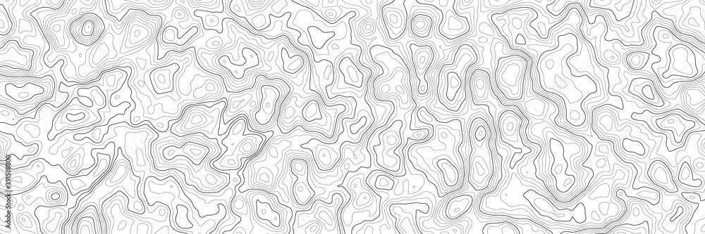 Retro topographic map. Geographic contour map. Abstract outline grid ...