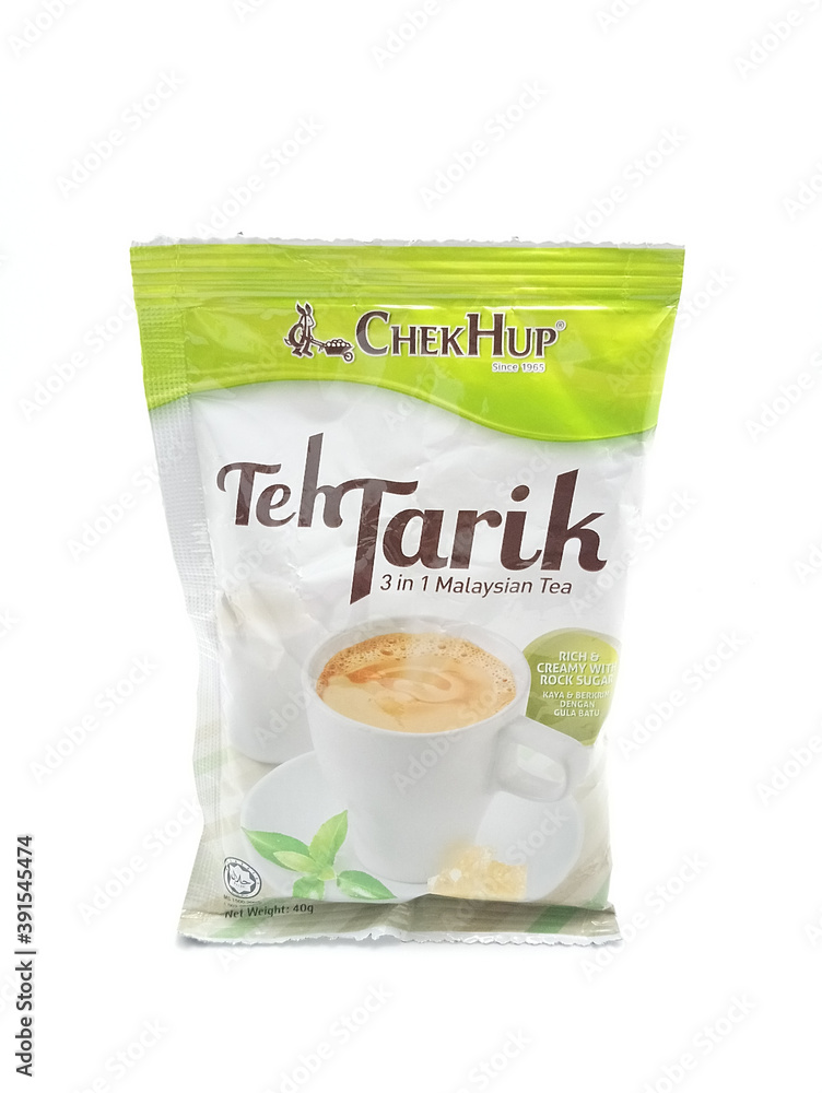 Teh Tarik Malaysian tea in Manila, Philippines Stock Photo | Adobe Stock