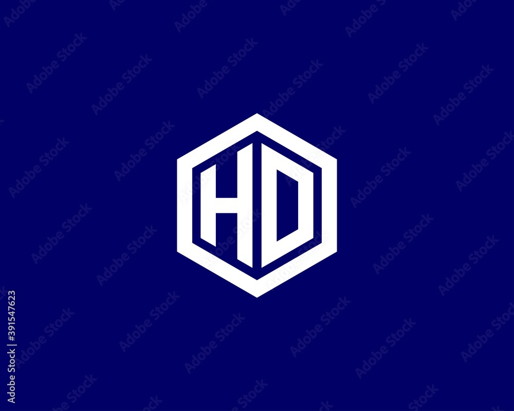 HO OH LETTER LOGO DESIGN VECTOR TEMPLATE. HO OH LOGO DESIGN. Stock ...