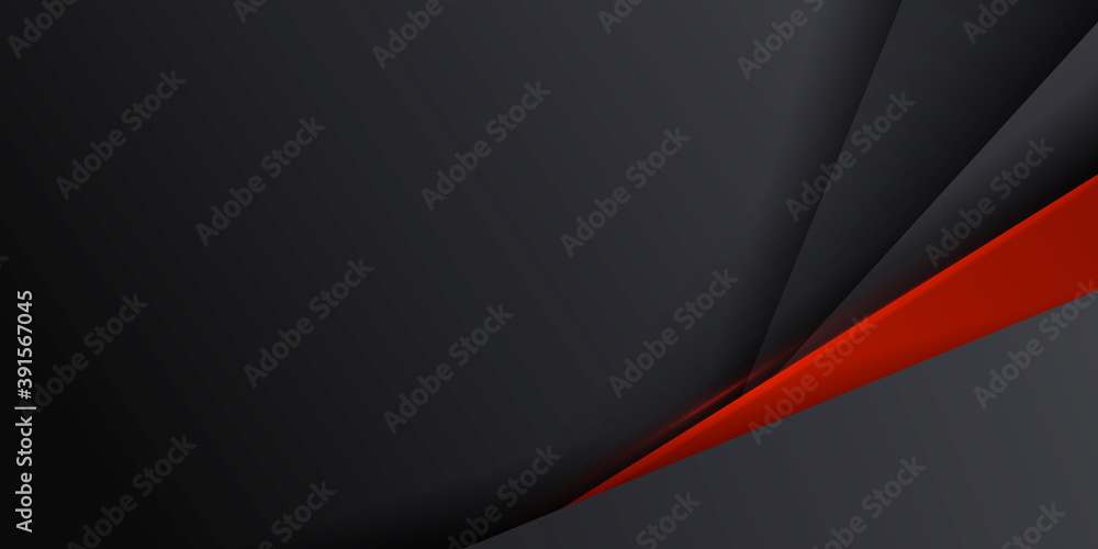 Black carbon grey red abstract banner background. Vector illustration ...