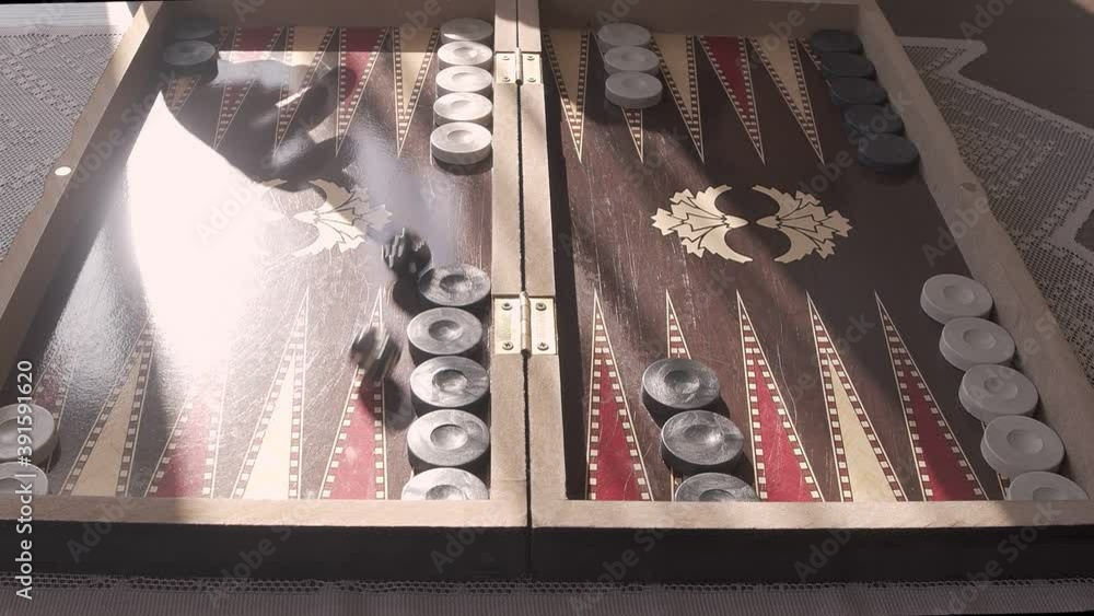 Backgammon is a video that exhibits footage of the traditional Turkish ...