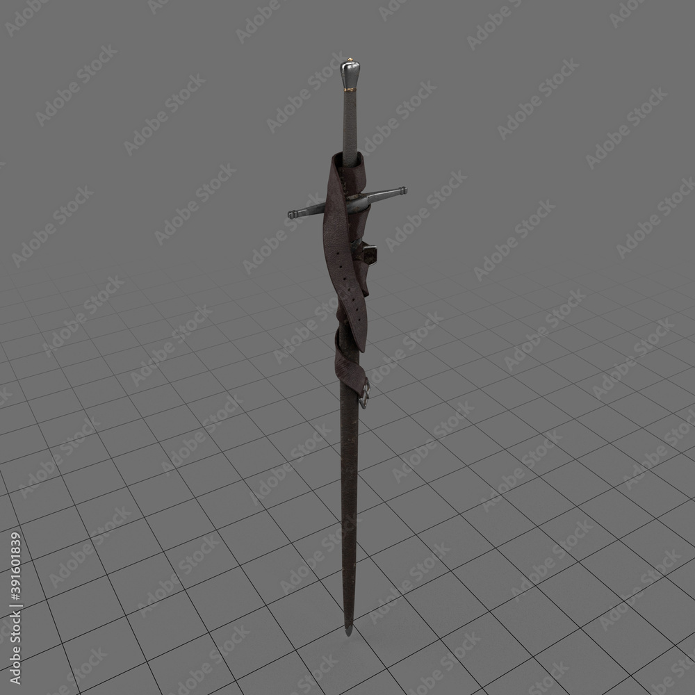 Sheathed sword contenido 3D de Stock | Adobe Stock