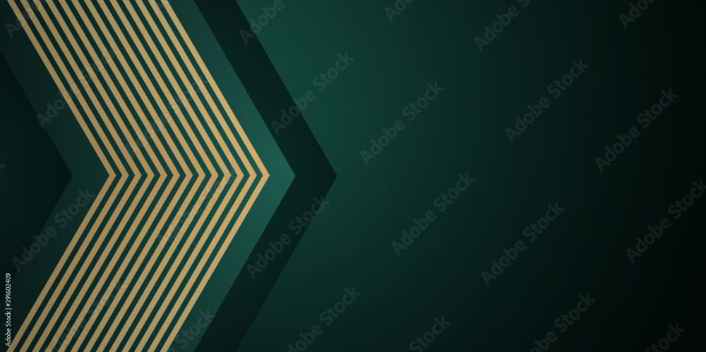 Green gold abstract background. Vector illustration design for ...