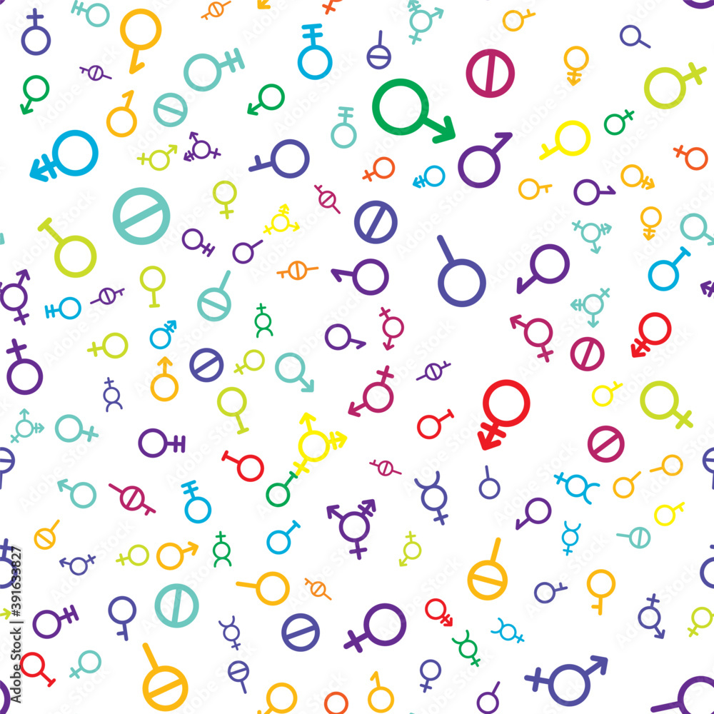 White Sign pride lgbt symbol rainbow. vector lgbtq vector Stock Vector ...