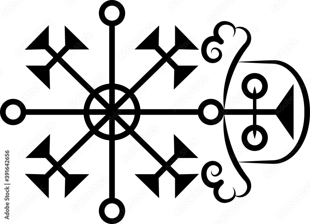 Vettoriale Stock Vector Seal of Valak Goetic Sigil Daemon Volac Spirit ...
