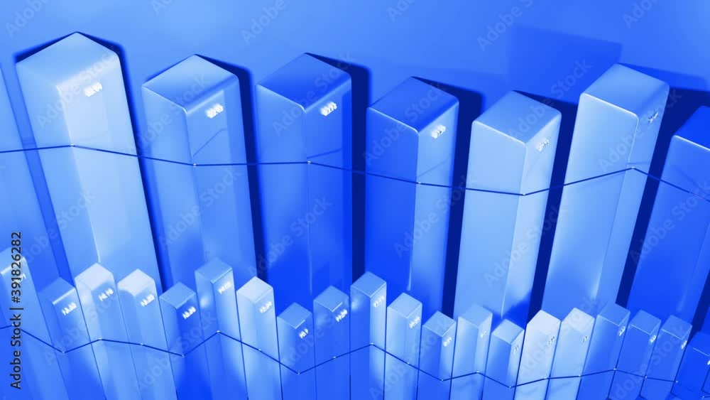 Abstract infographics. Crisis, stagnation and recession concept ...