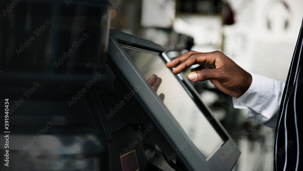 Cashier screen Stock Photo | Adobe Stock