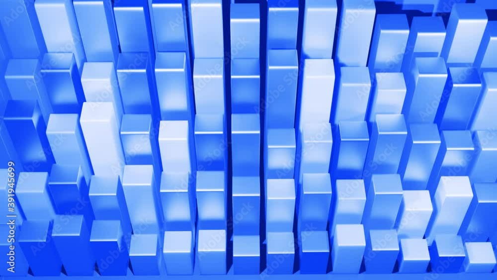 wiggling abstract columns as abstract looping background for analytical ...