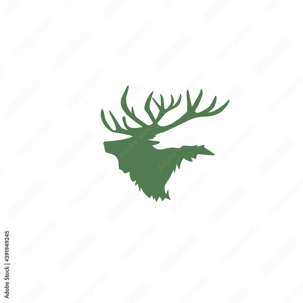 elk logo designs for animal care and farm logo icon and symbol Stock ...
