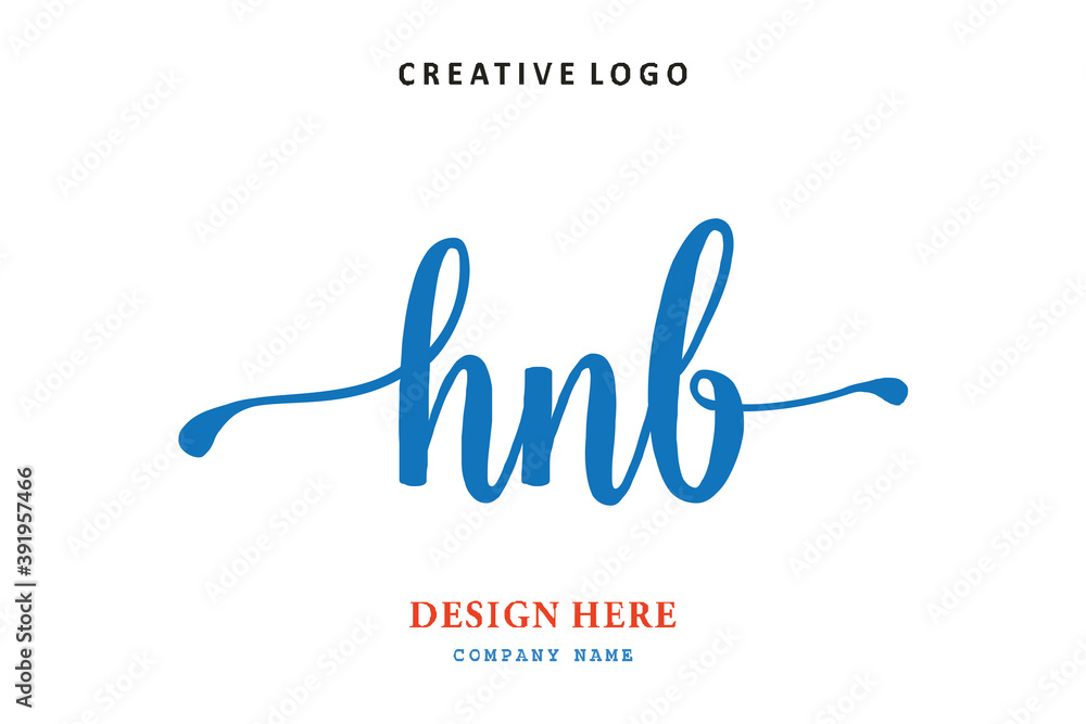 HNB lettering logo is simple, easy to understand and authoritative ...