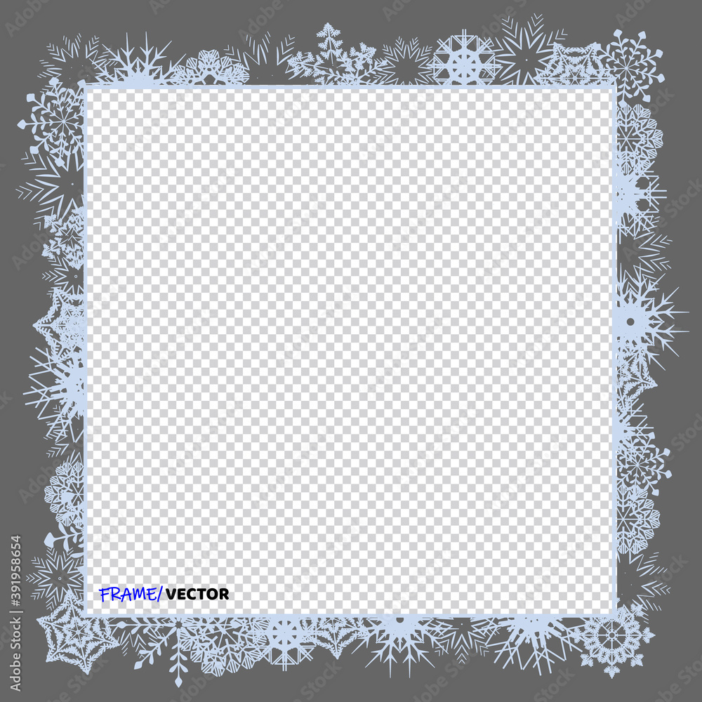 Free Snowflake Border Template