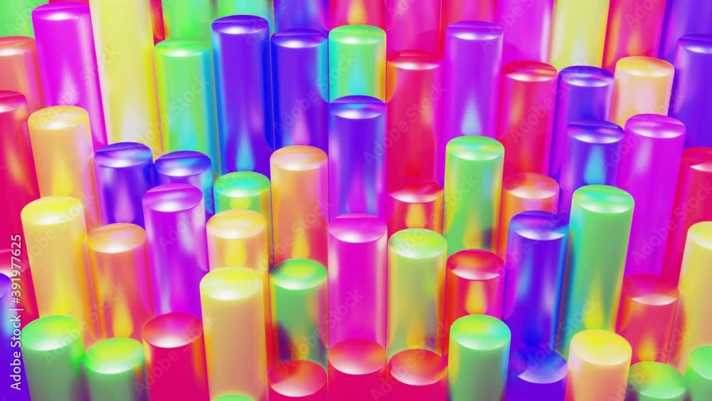 abstract infographics from multi-colored columns in rows, beautiful ...