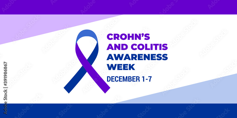 Crohn s and Colitis Awareness Week. Vector banner, poster, card for ...