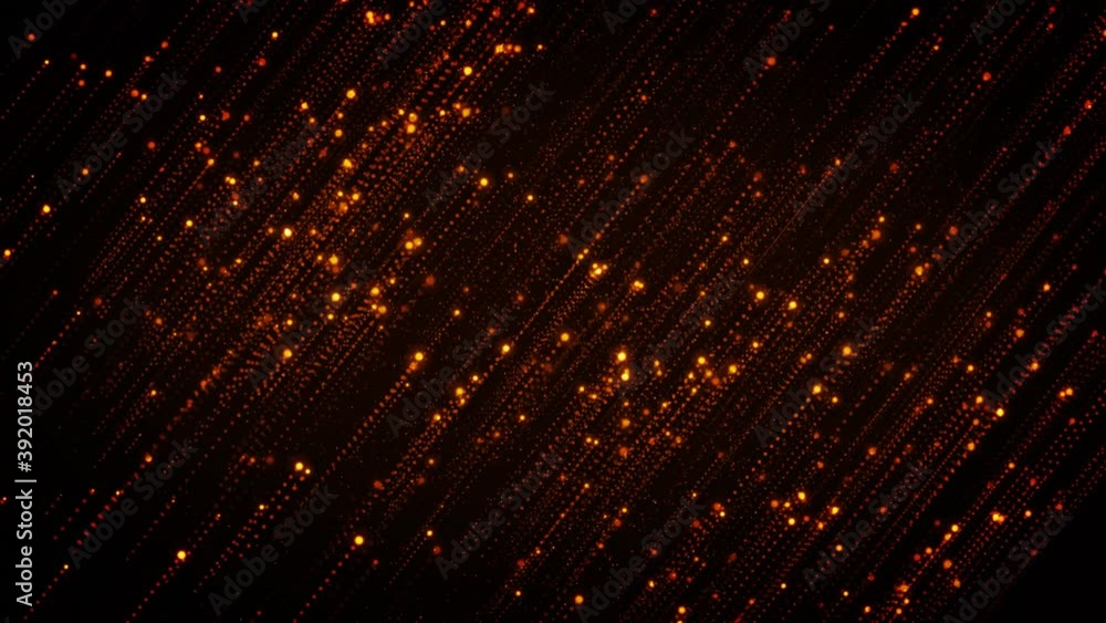 Abstract Sparks Lines Visual Fx Background/ 4k animation of an abstract ...