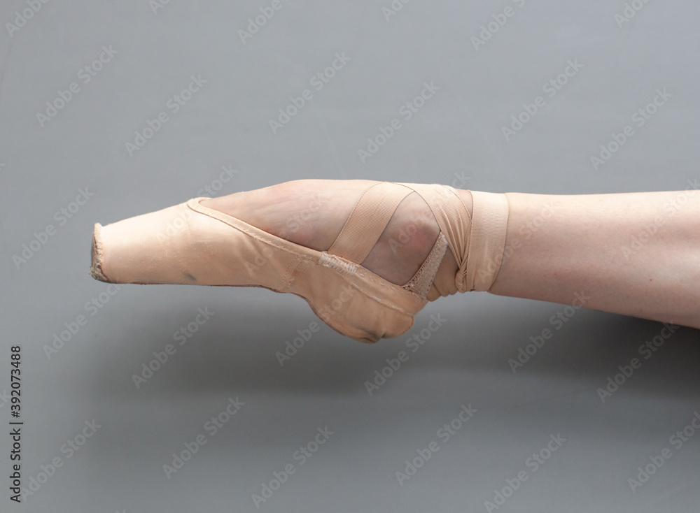 female feet with point shoe Stock Photo | Adobe Stock