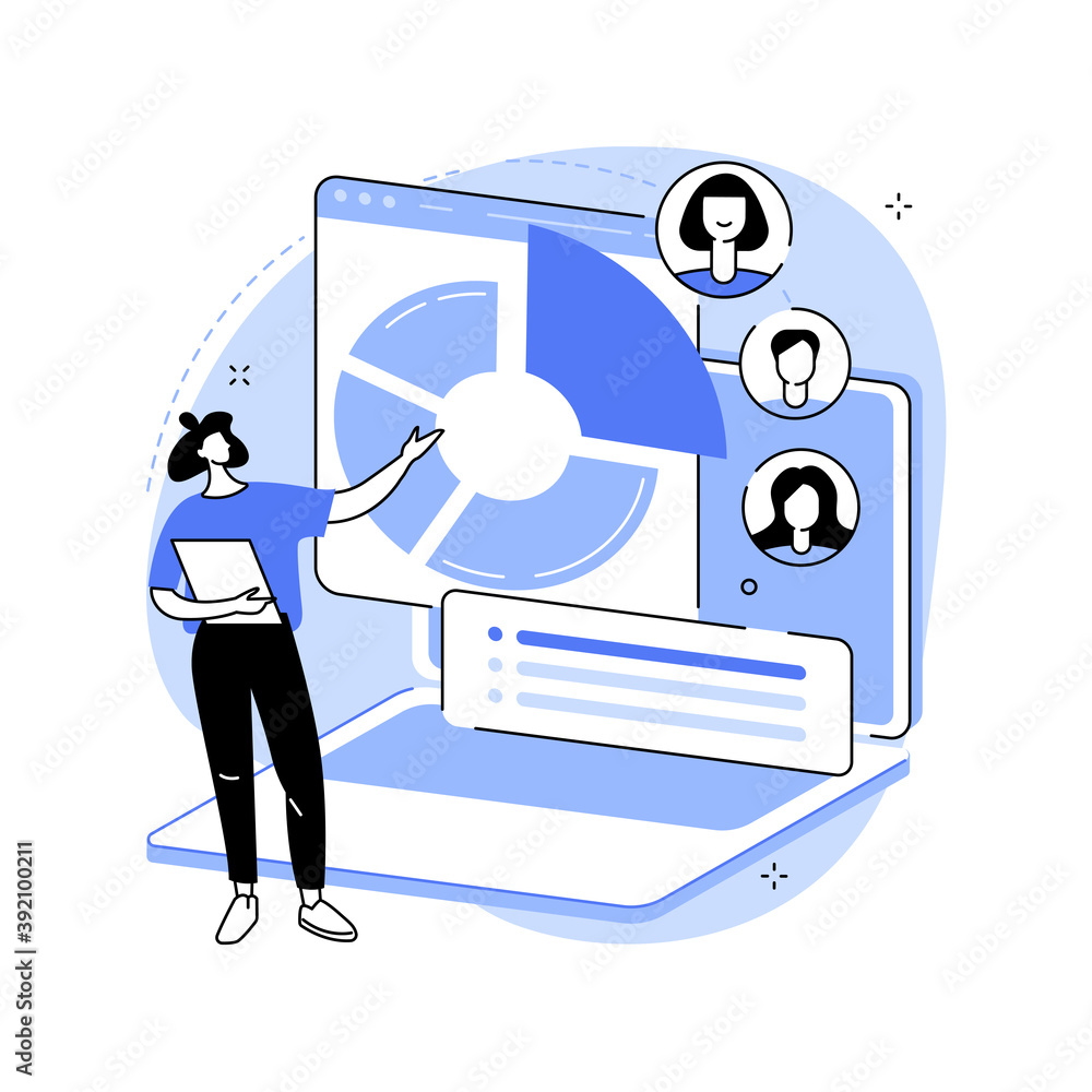 Audience segmentation abstract concept vector illustration. Customer ...
